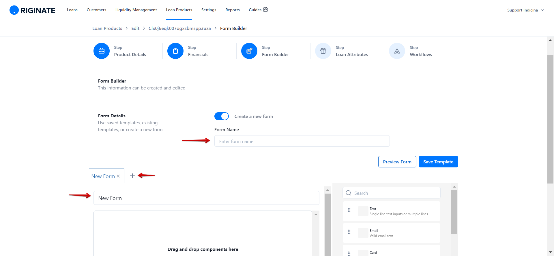 Form Builder – Indicina